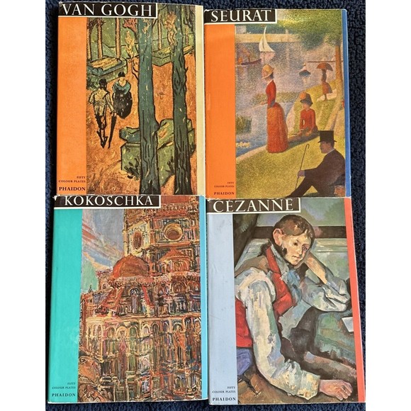 Other | Kokoschka Van Gogh Seurat Cezanne Fifty Color Plate Phaidon ...